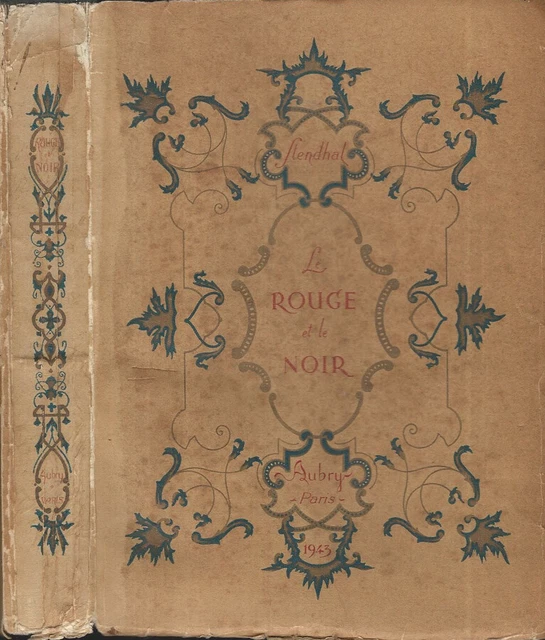 LE ROUGE ET le noir. . Stendhal. 1943. . EUR 8,00 - PicClick FR