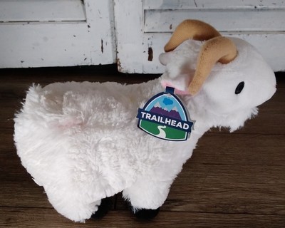 RARE TRAILHEAD SALESFORCE Cloudy The Goat Stuffed Animal Plush NWT £34. ...