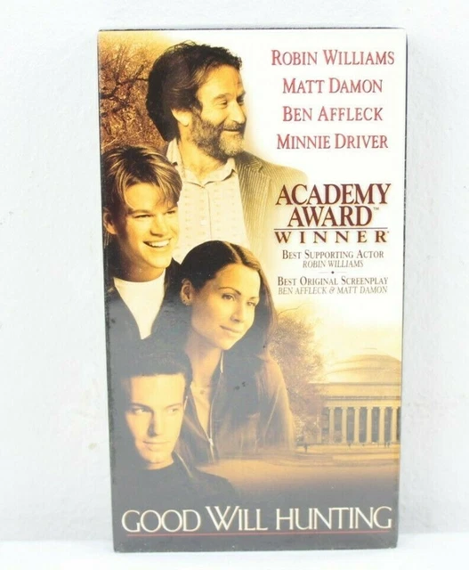 GOOD WILL HUNTING VHS, 1998 Robin Williams Matt Damon Ben Affleck ...