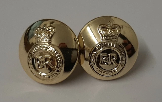 RMAS DORÉ BOUTONS Royal Militaire Académie Sandhurst 20L Robe Issue ...
