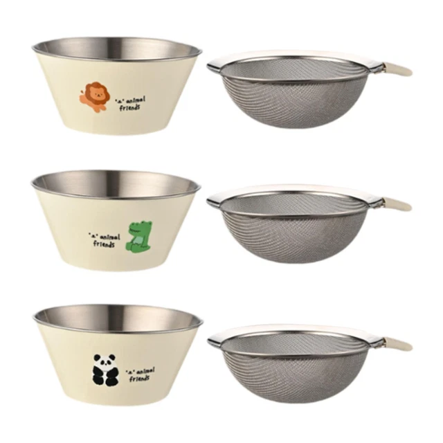 DRAIN BASIN SET Dryer Basket Set Sieve Container Kitchen Gadgets Food ...