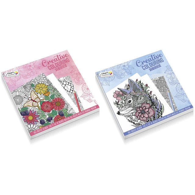 128 CREATIVE COLOURING Designs by Craft Sensations in 2 Styles for ...