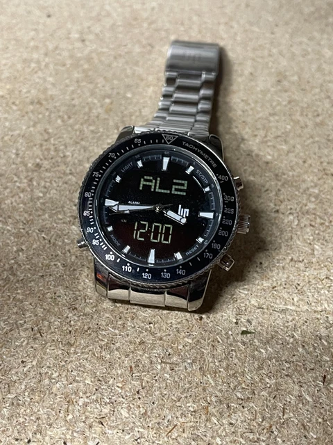 ANCIENNE MONTRE LIP alarm chronograph world time quartz vintage no ...