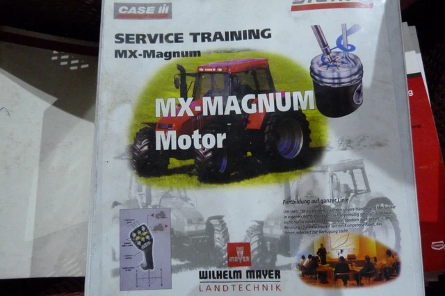 CASE IH SERVICE Training MX-Magnum trattore motore originale 1998-99 ...