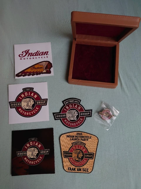 INDIAN MOTORCYCLE RIDERS GROUP PATCH, Aufkleber, Faaker SEE 2015 ...