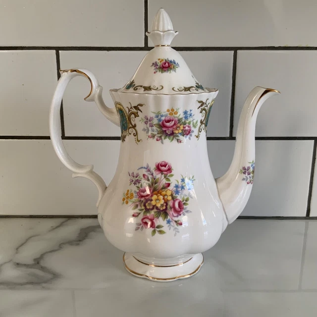 ROYAL ALBERT BERKELEY Bone china Coffee Pot. Vintage Fine China. £39.99 ...