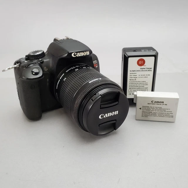 LOT D'OBJECTIFS REFLEX numériques 18,0 mégapixels Canon EOS Rebel T4i ...