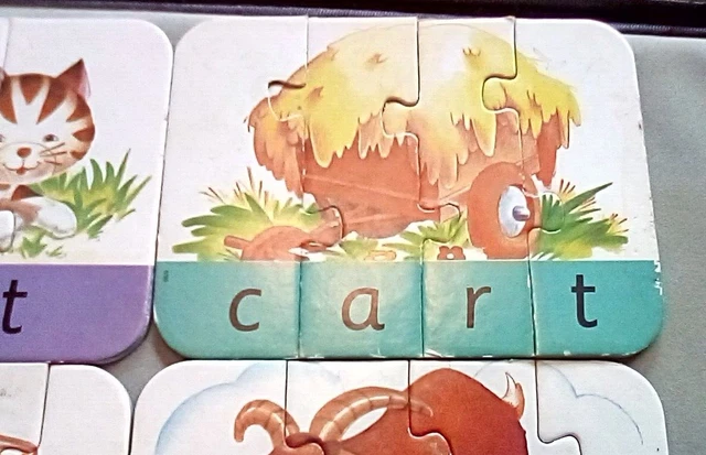 ELC SPELL A Puzzle FARM, 15 little puzzles, early ELC, just a few ...