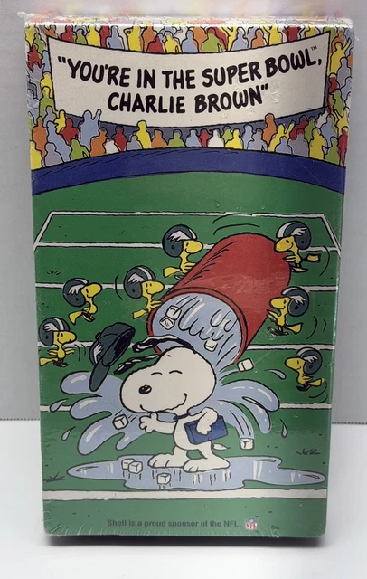 YOU'RE IN THE Superbowl Charlie Brown VHS Tape Brand New SEALED 1993 £ ...