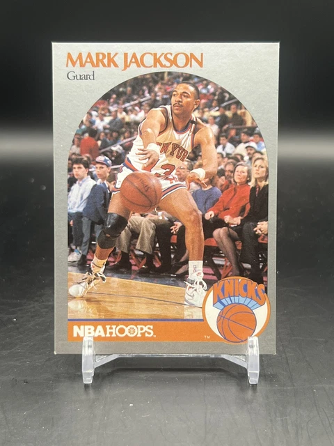 1990 HOOPS NBA Mark Jackson New York Knicks Menendez Brothers carte ...