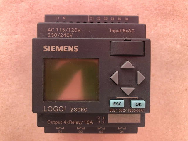SIEMENS LOGO! 230RC Logikmodul (6ED1052-1FB00-0BA1) EUR 22,00 - PicClick FR