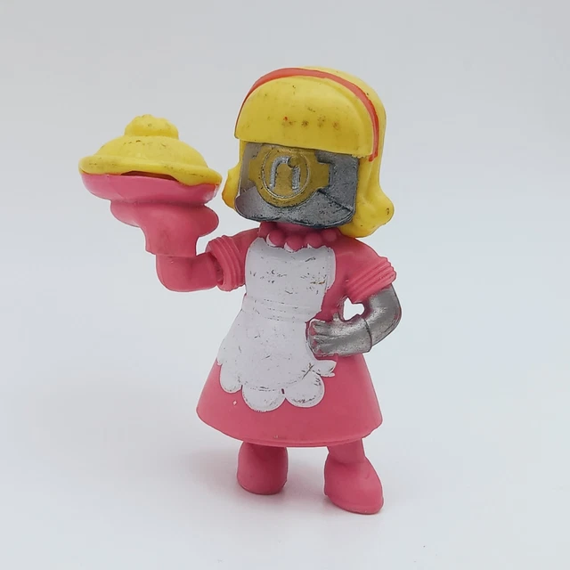 PVC FIGURE BRAWL STAR robot women pink dress with cake genuine 7cm 3 ...