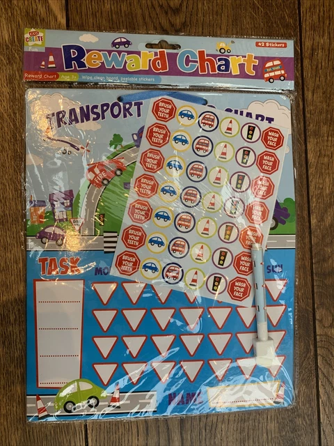 KIDS WHITEBOARD REWARD Chart Children's Chore Chart Chore Chart for ...