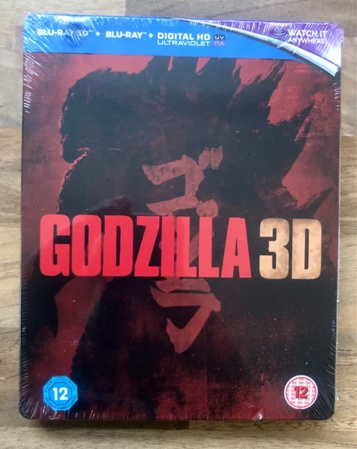 GODZILLA 3D - 3D & 2D Blu-Ray Steelbook Inc Digital Download - New & Sealed £31.91 - PicClick UK