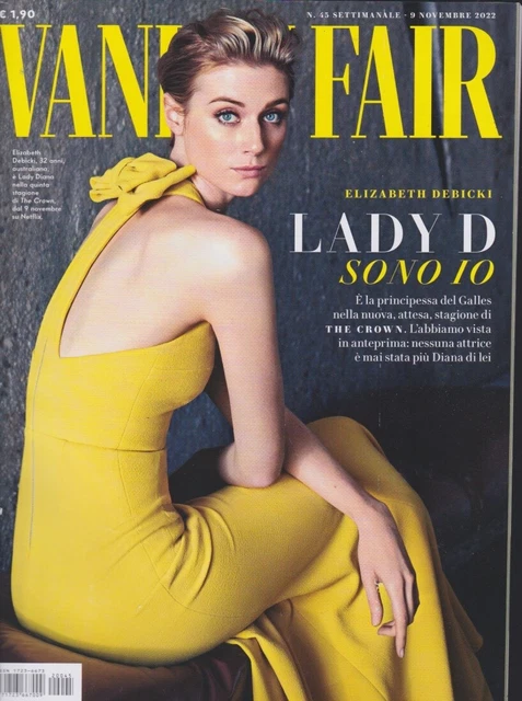 VANITY FAIR 46/2022#ELIZABETH Debicki,Noémie Merlant,Bono Vox,Richard Branson EUR 1,00 - PicClick FR