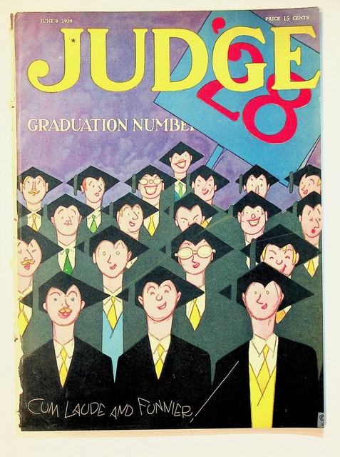 JUDGE MAGAZINE #2432 VG 1928 Low Grade £8.13 - PicClick UK
