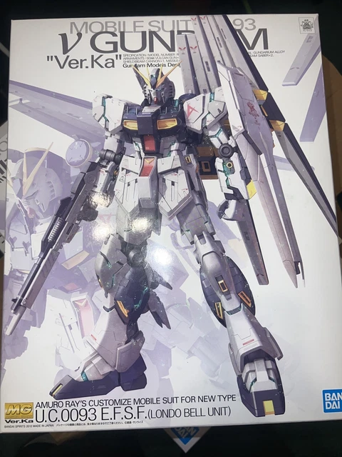 MG 1/100 RX-93 Nu Gundam Ver. Ka Model Kit Bandai Hobby EUR 46,29 - PicClick FR