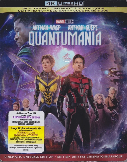 ANT-MAN AND THE WASP QUANTUMANIA 4K ULTRA HD & BLURAY & DIGITAL SET w/ Paul Rudd $21.50 ...