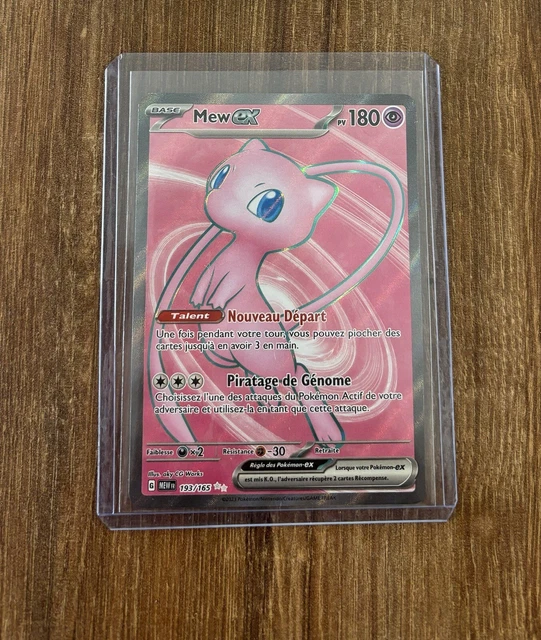 CARTE POKÉMON MEW EX EV3.5 FR 151 - 193/165 - État Parfait 🔥 EUR 54,90 - PicClick FR