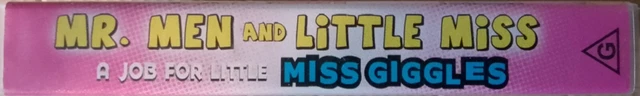 MR MEN & Little Miss Job for Miss Giggles VHS animated PAL VIDEO ...