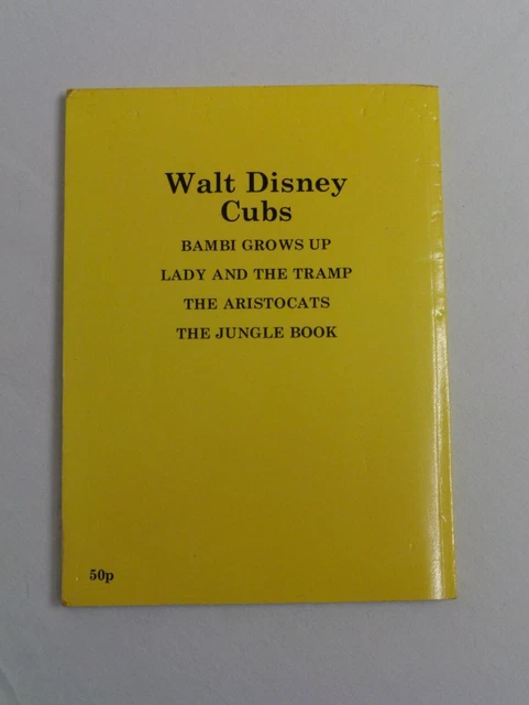 WALT DISNEY'S BAMBI Grows Up Collins Colour Cubs 1979 Vintage Paperback ...