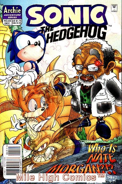 Sonic The Hedgehog The Series 1993 Series Archie 65 Very Fine