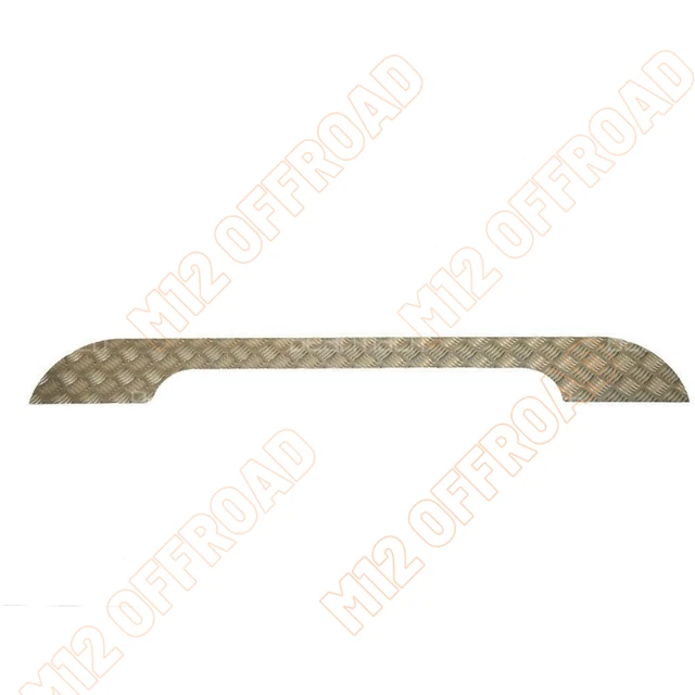 LAND ROVER DEFENDER Natural Rear Roof Recess Chequer Plate 2mm £42.50 ...