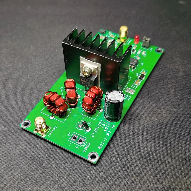 New 10w Qrp Radio Hf Sw Cw Telegraph Transmitter Kit Hf Power Amplifer