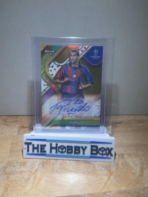 RIVALDO TOPPS FINEST UCC 2025 - Gold Auto /50 - FC Barcelona £70.00 ...