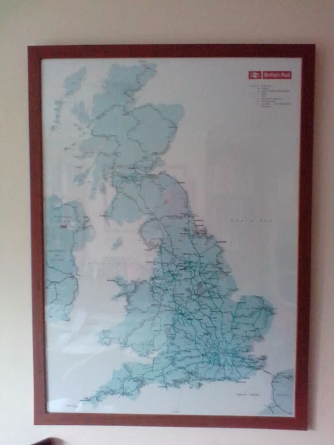 WALES TRAIN MAP (TfW RAIL NETWORK) 2025 with TT refs Size A2 (Crop ...
