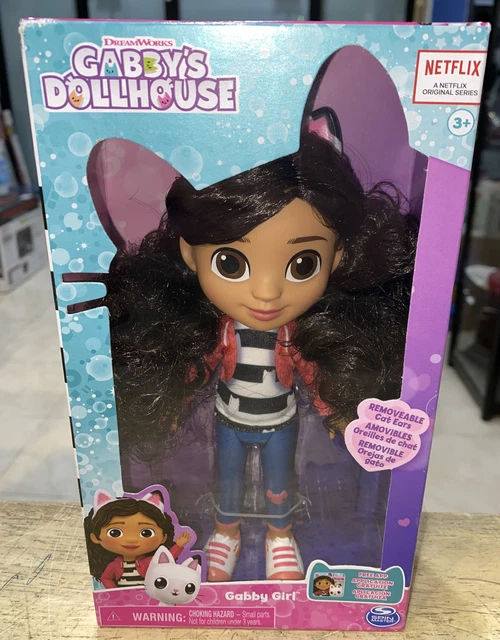 Gabbys Dollhouse 8” Gabby Girl Netflix Doll With Removable Headband Cat Ears Nib £1150