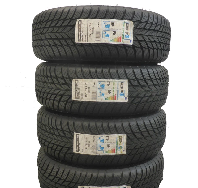 4 BRIDGESTONE 185/65 R15 92H XL DriveGuard RFT Winterreifen 2016 VOLL ...