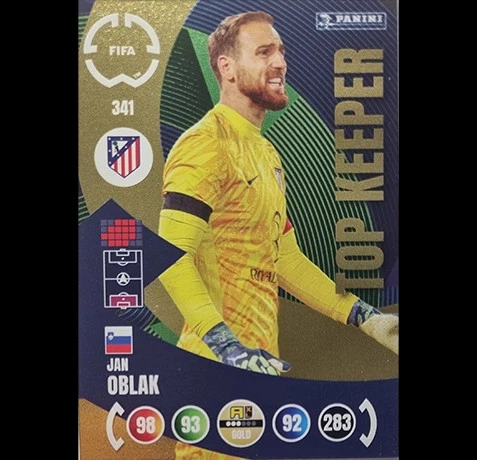 PANINI FIFA CLUB WM Trading Cards 2025 | Nr. 341 Jan Oblak | Top Keeper ...