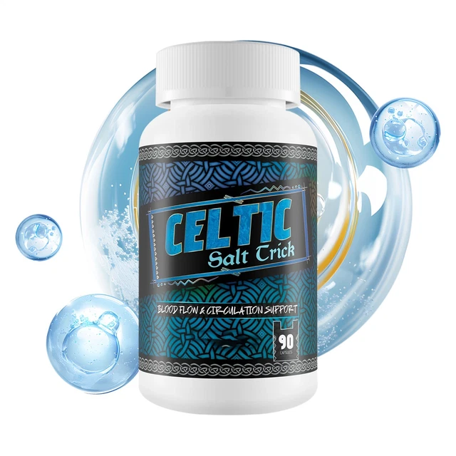 90 COUNTS HEALTHY Celtic Salt Trick For Blood Flow Capsules Boost ...