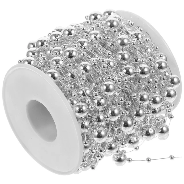CHRISTMAS TREE BEADS Pearl String Bead Garland Wedding Beads Strand $21 ...