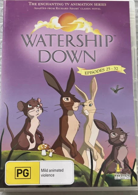 WATERSHIP DOWN SERIES 4 Vintage DVD, 1999 Episodes 25-32 Animation TV ...