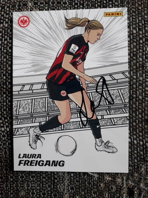 LAURA FREIGANG EURO 2025 DFB PANINI Eintracht Cards COMIC Signiert EUR ...