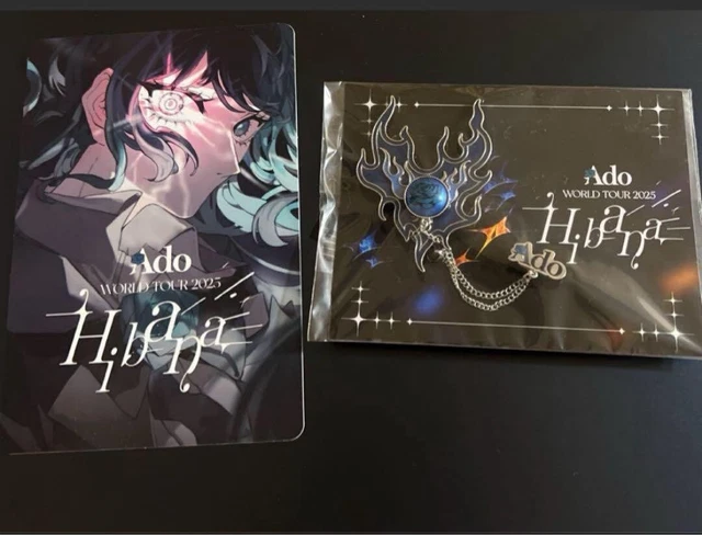 ADO HIBANA BROOCH VIP Seats Limited LIVE 2025 World Tour w/original ...