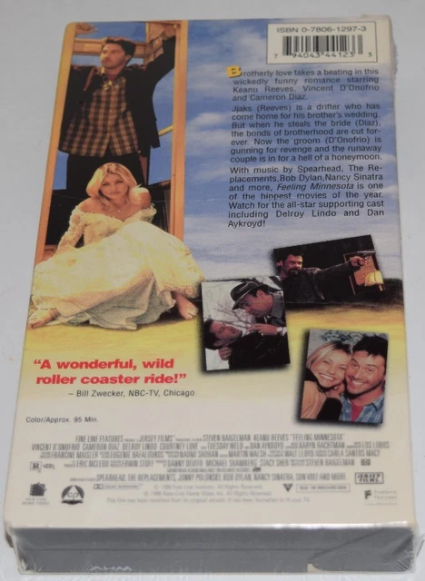 FEELING MINNESOTA (VHS;1996) Keanu Reeves Cameron Diaz RARE Sealed ...
