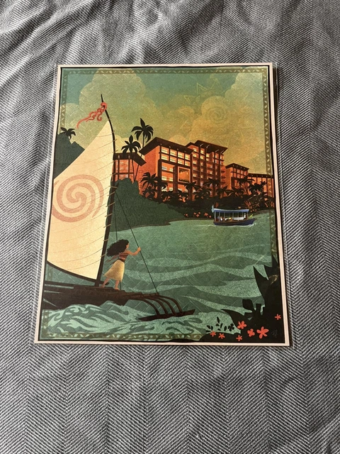 DISNEY VACATION CLUB (DVC) Polynesian Island Tower Moana Stickers £4.74 ...