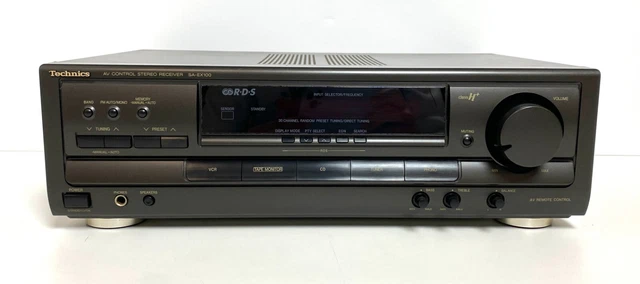 TECHNICS SA-EX 100 Stéréo Récepteur Amplificateur Fm Am Tuner #78 EUR ...