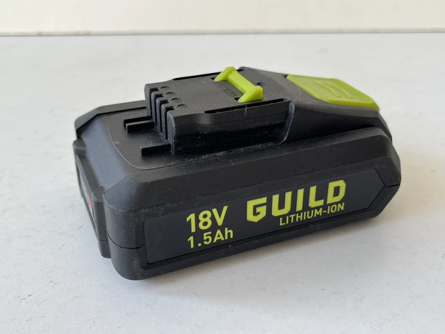 GUILD 18V LI-ION 1.5Ah Cordless Drill Battery ABP1815HW1 Genuine USED £ ...