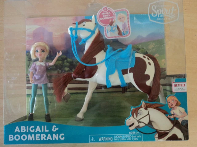 DREAMWORKS SPIRIT RIDING Free Abigail & Boomerang Doll & Horse 2019 ...