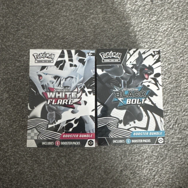 POKÉMON TCG S&V Black Bolt & White Flare Booster Bundle 📦 £68.28 ...