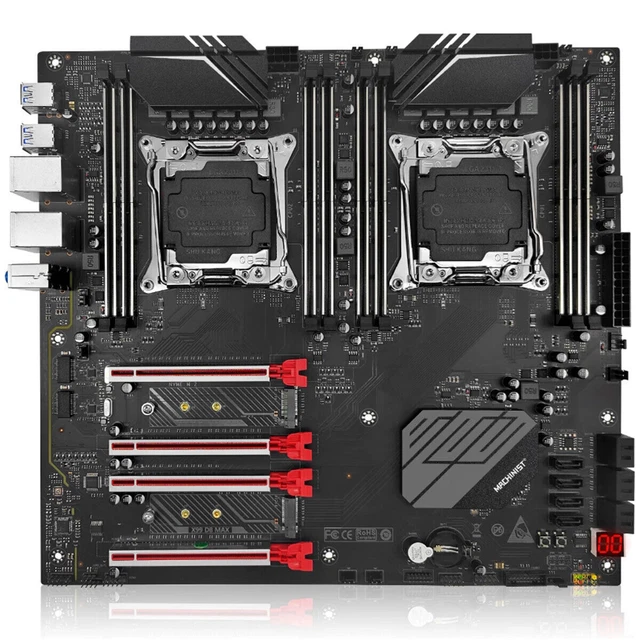 INLEL X99 DUAL CPU Motherboard LGA 2011-3 for Intel Xeon E5 V3 V4 DDR4 ...