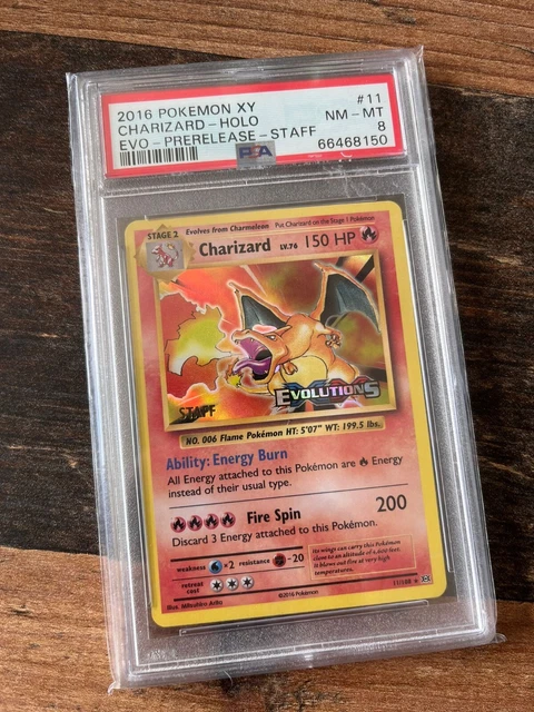 CHARIZARD PRERELEASE STAFF PSA8 Pokemon XY Evolutions Base Glurak EUR 1.350,00 - PicClick DE
