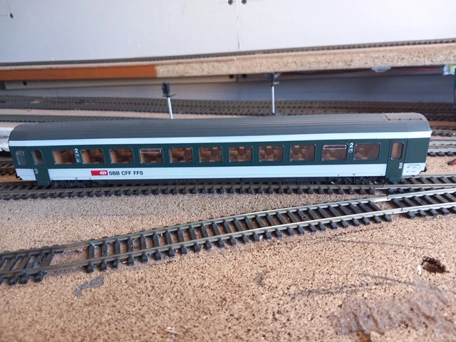 ROCO H0 SBB CFF FFS 2nd class coach £26.72 - PicClick UK