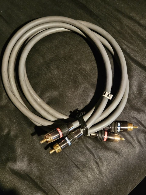 2X 1 FT Monster Cable M850i RCA Audiophile Stereo Audio Interconnect ...