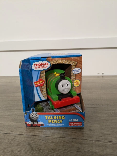 THOMAS & FRIENDS Talking Percy Train Fisher Price Rare New Christmas ...