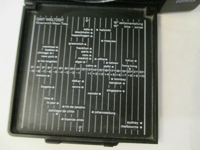 VINTAGE BRAUN VOICE Control Wecker*Uhr mit Licht Typ: 4760 / AB 312 vsl ...